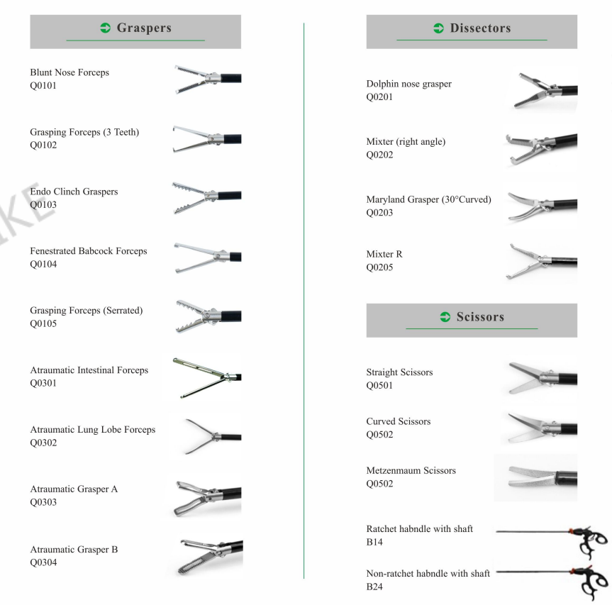 Reposable Laparoscopic Instruments